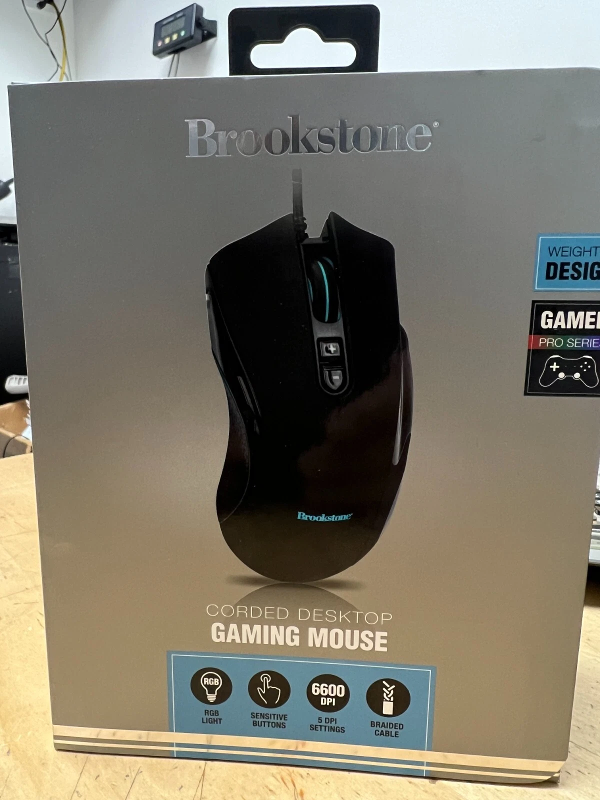 RHEA- Brookstone Usb Wired Gaming Mouse With Scroll Wheel - Walmart.com