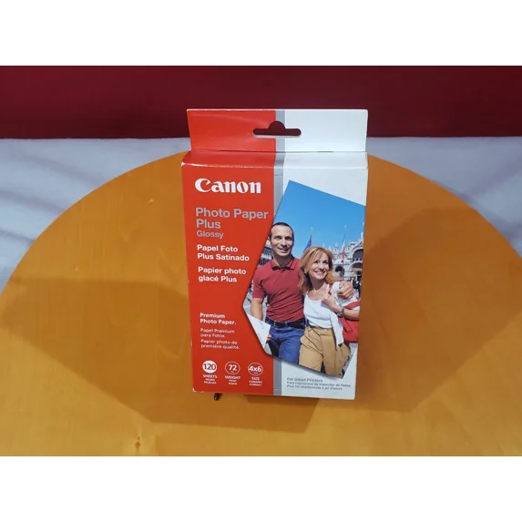 RHEA- Canon Photo Paper Plus Glossy 120 Sheets 4X6 Inches 72Lbs High ...