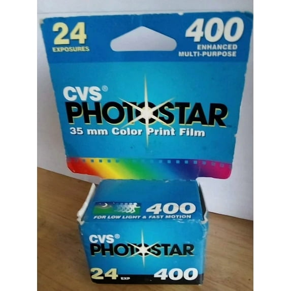 RHEA- Cvs Photostar 400 35Mm Enhanced 24 Exposure Multi-Purpose Color ...