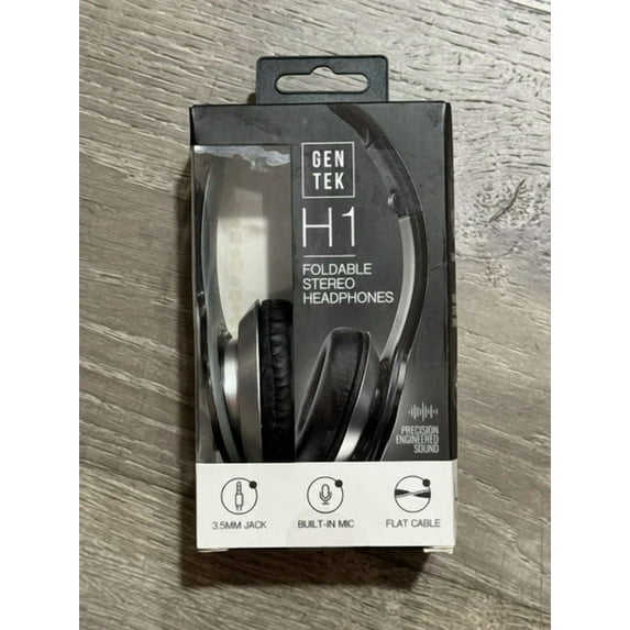 RHEA- Gen Tek H1 Foldable Stereo Headphones Over Ear. Lightweight With ...