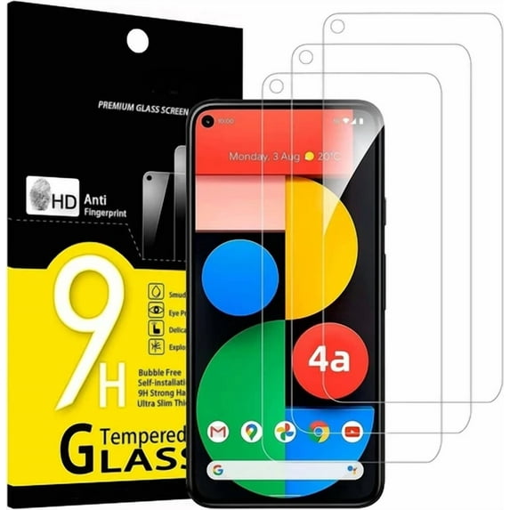 RHEA- Google Pixel 4A 5G Hd Bubble-Free Screen Protector 9H Tempered ...