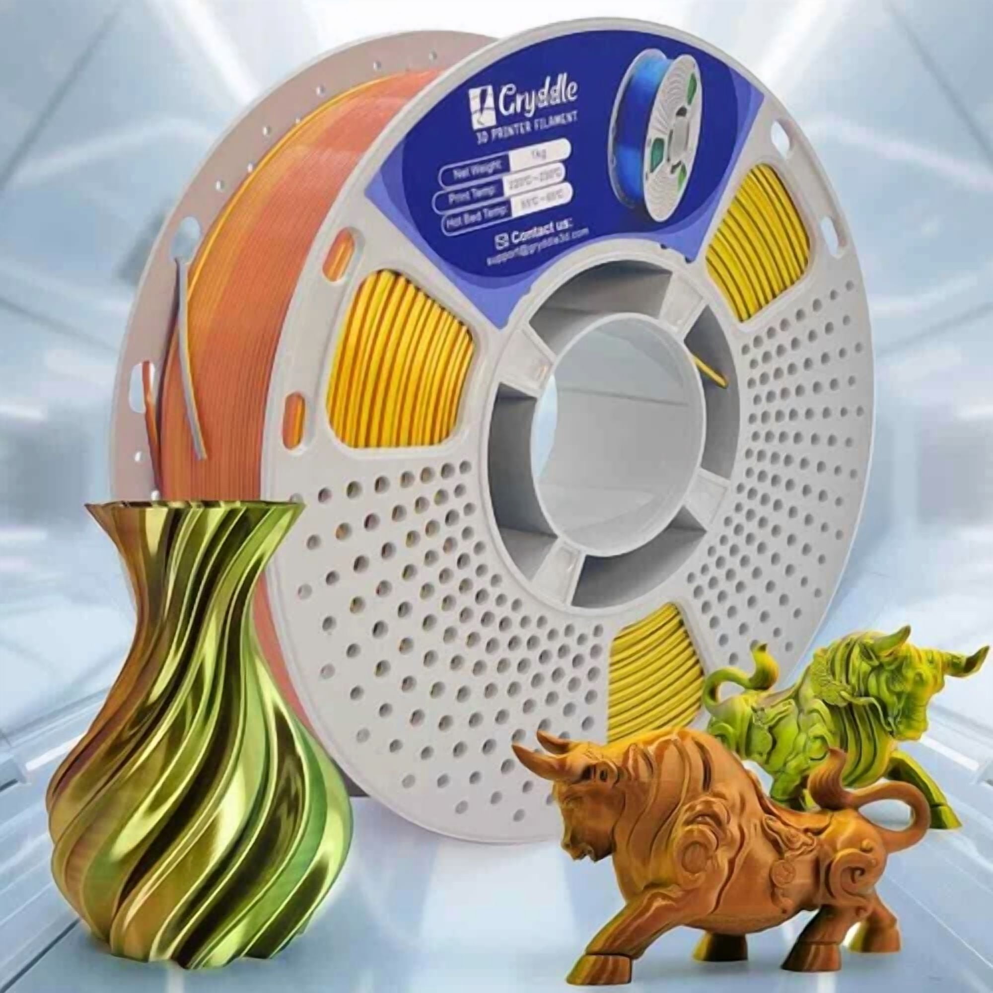 RHEA- Gryddle 1.1Kg 3D Printer Filament Spool Pla+ 3D Printing Filament ...