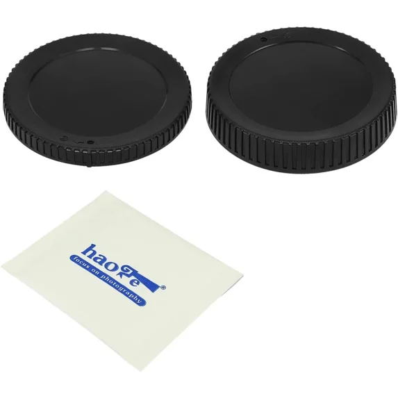 RHEA- Haoge Camera Body Cap And Rear Lens Cap Cover Kit For Nikon Z ...