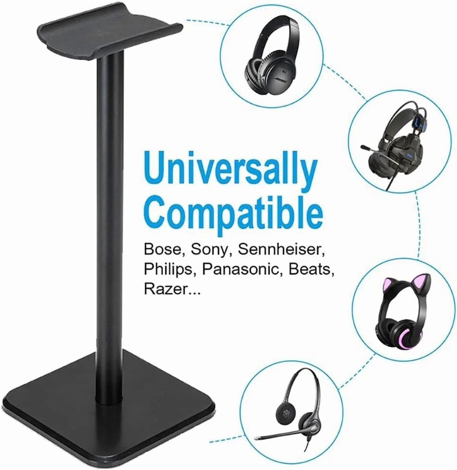 RHEA- Headphone Stand Gaming Headset Holder Universal Aluminum Metal ...