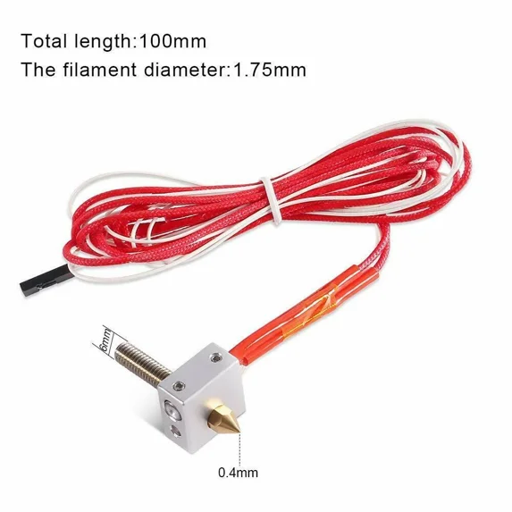 RHEA- Heater Block Assembled Extruder Hot End For Anet A2 A8 1.75Mm 0 ...