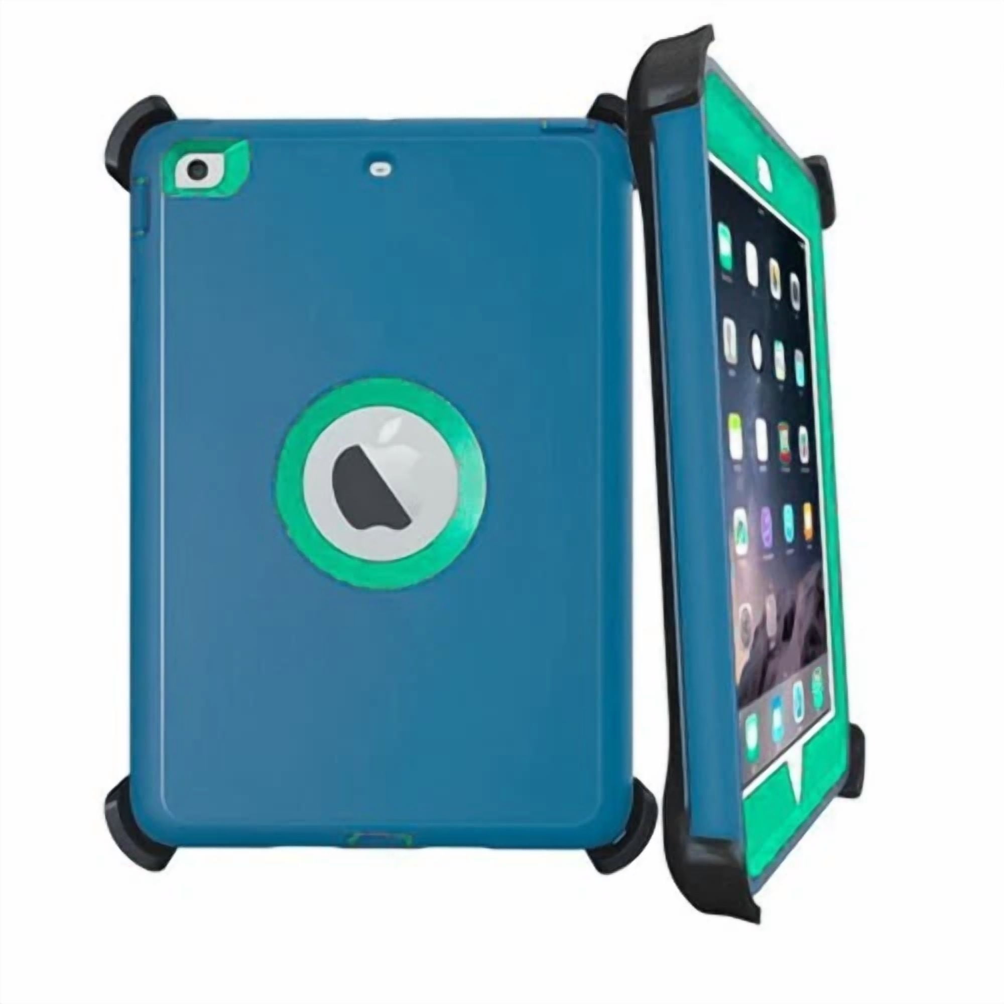 RHEA- Heavy Duty Shockproof Case Cover W/Stand Teal For Ipad 2Nd 3Rd ...