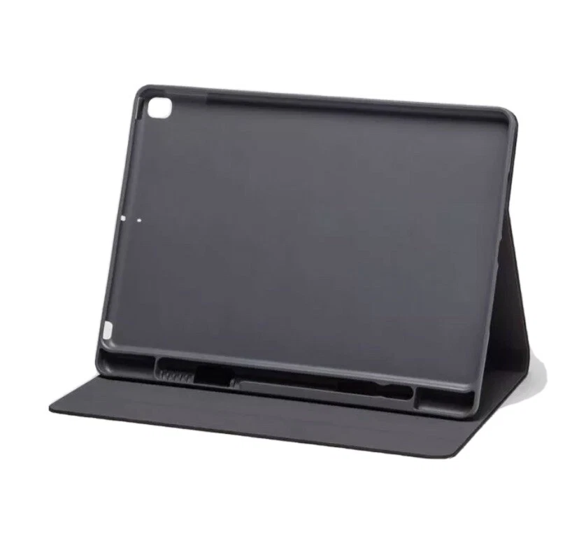 RHEA- Heyday For Apple Ipad 10.2-Inch Faux Suede Case- Black - Walmart.com
