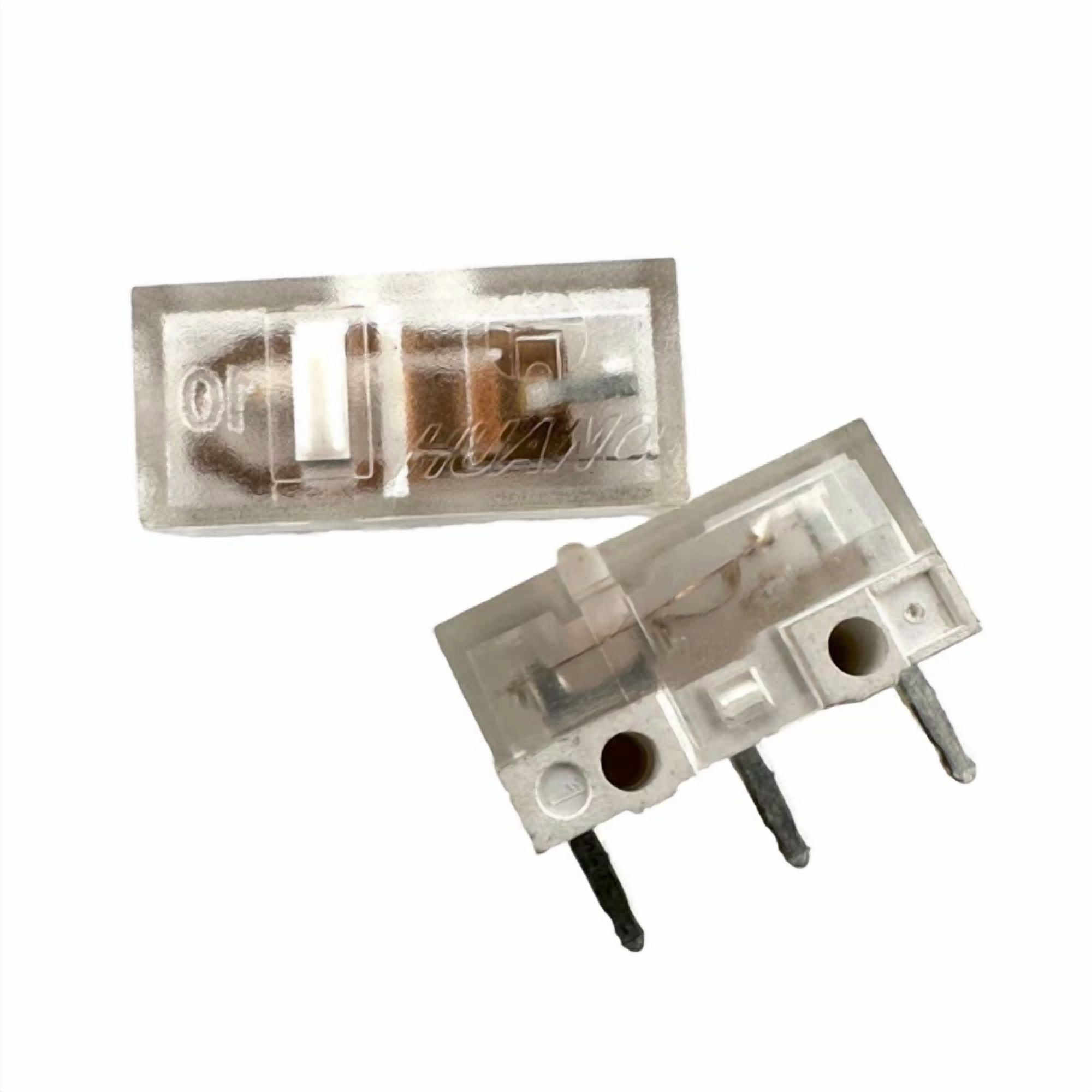 RHEA- Huano Transparent White Mouse Micro Switch 100 Million Clicks (4 ...