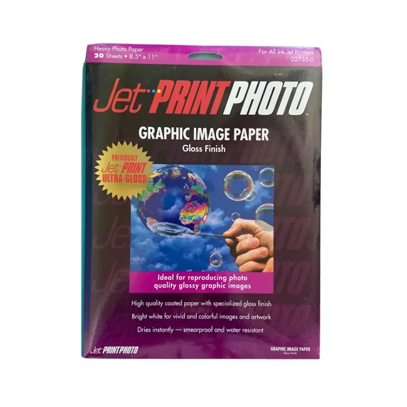 RHEA- Jet Print Photo Graphic Image Paper Gloss Finish Heavy Weight 8.5 ...