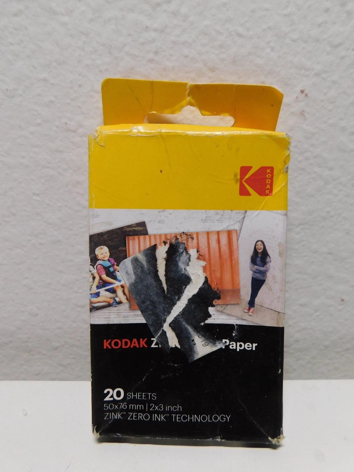 RHEA- Kodak 2"X3" Zink Photo Paper (20 Sheets) Compatible With Kodak ...