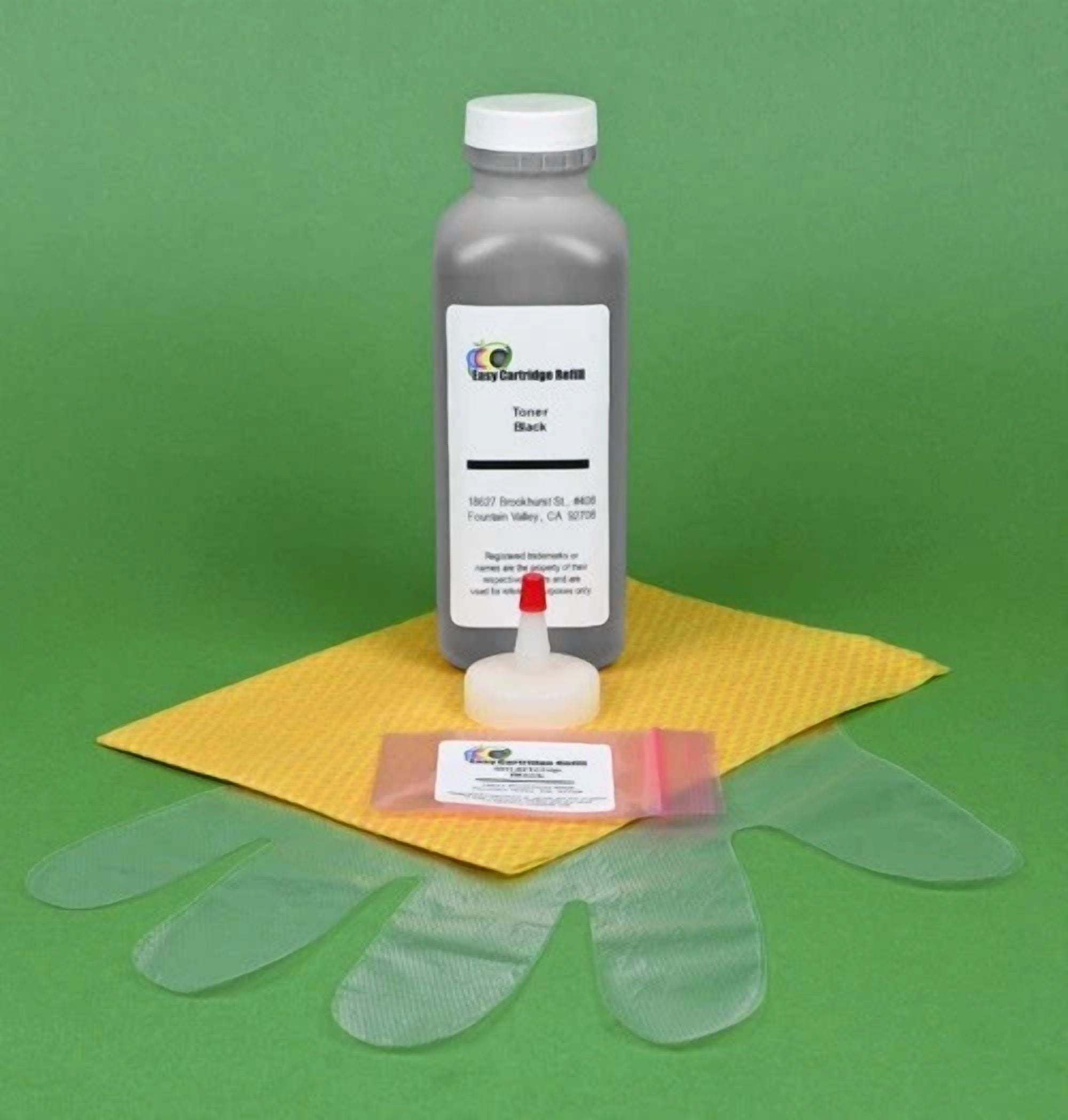 RHEA- Konica Minolta 1710587-004 Black Toner Refill Kit With Chip ...