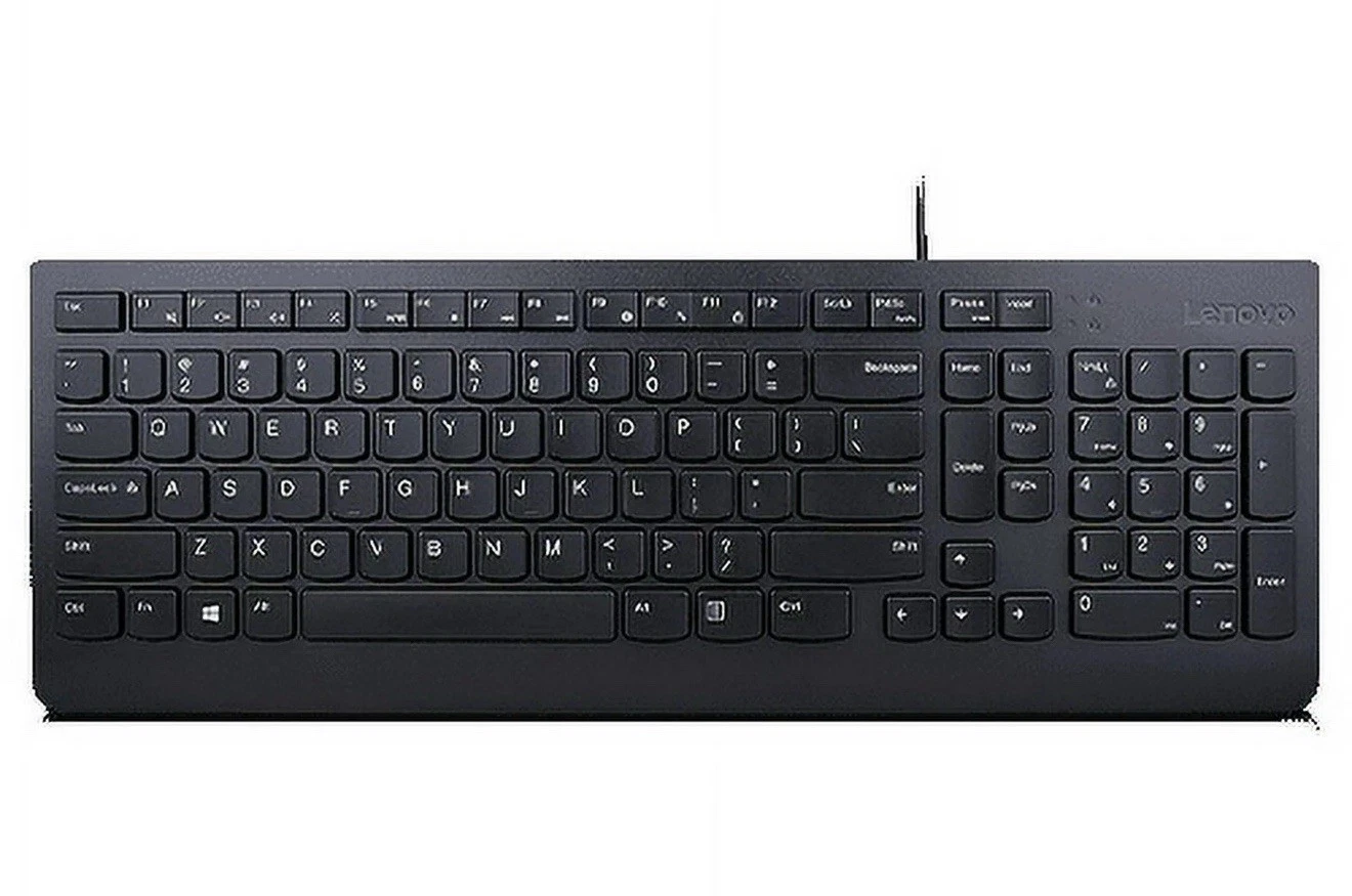 RHEA- Lenovo 300 Usb Keyboard, Wired, Adjustable Tilt, Ergonomic ...