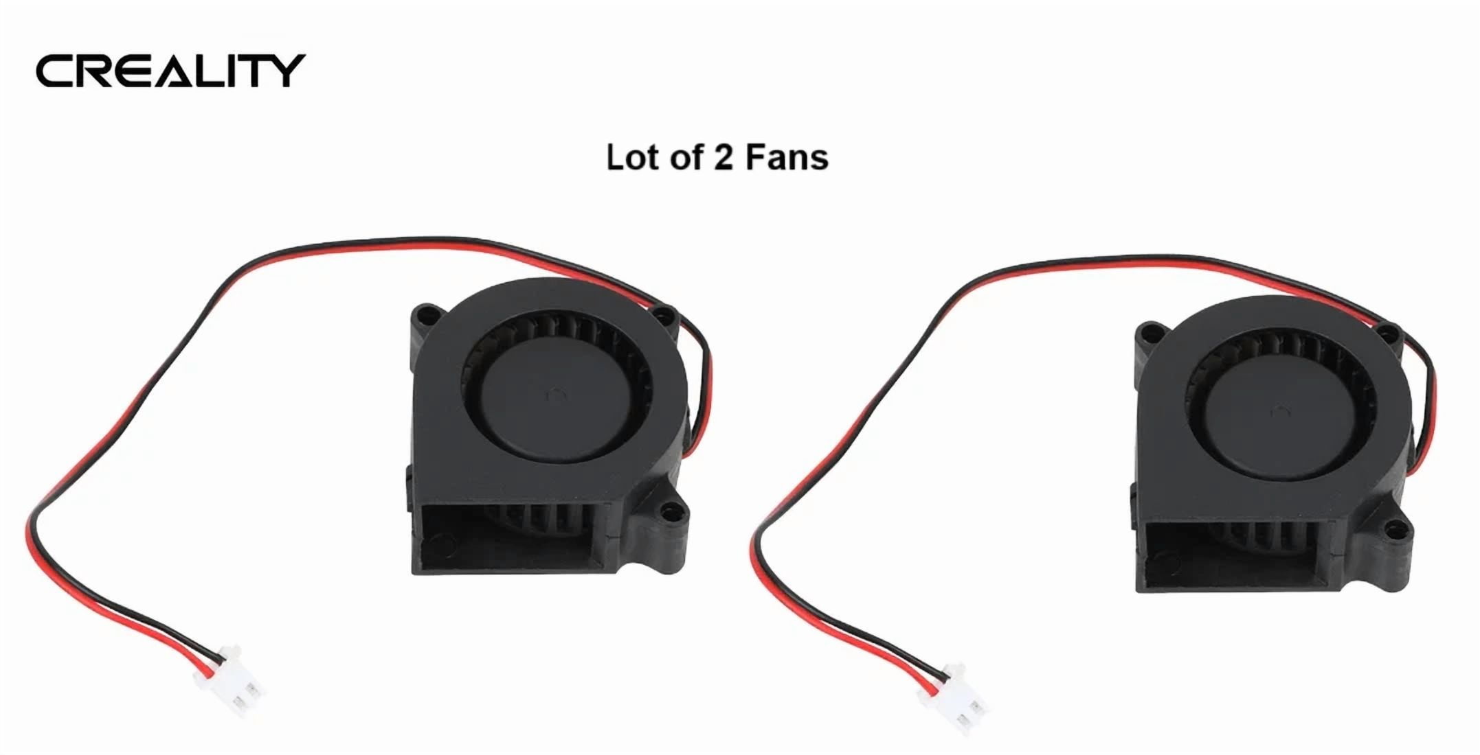 RHEA- Lot Of 2 Creality 3D Blower Fan 4020 24V 5600 L200 Xh For Ender 7 ...