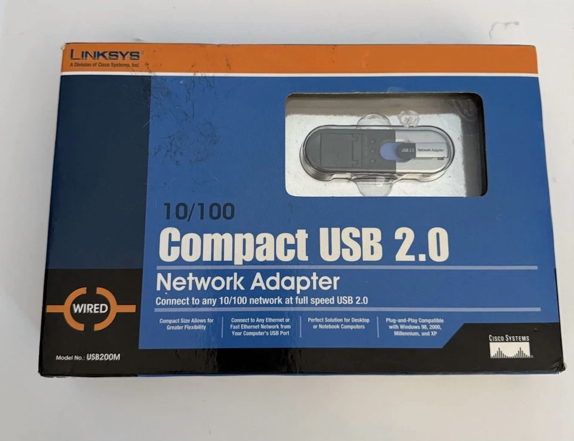 RHEA- Lynksys 10/100 Compact Usb 2.0 Network Adapter C9 Nib Model ...
