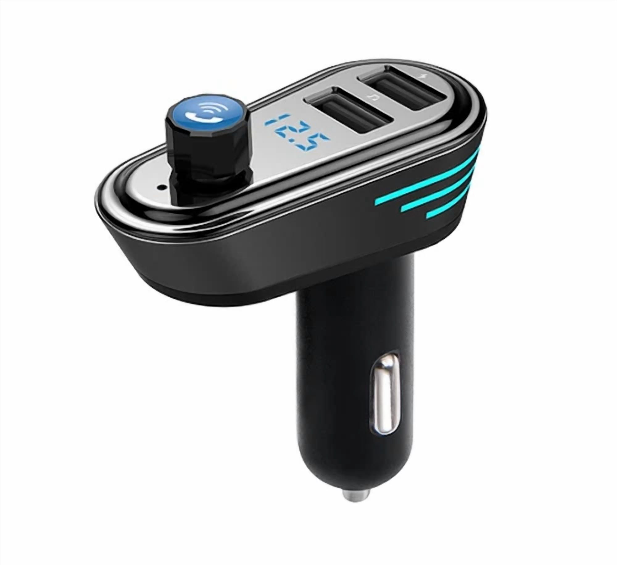RHEA- Mp3 Radio Player Charger With Dual Usb Wireless Bluetooth Car Fm ...