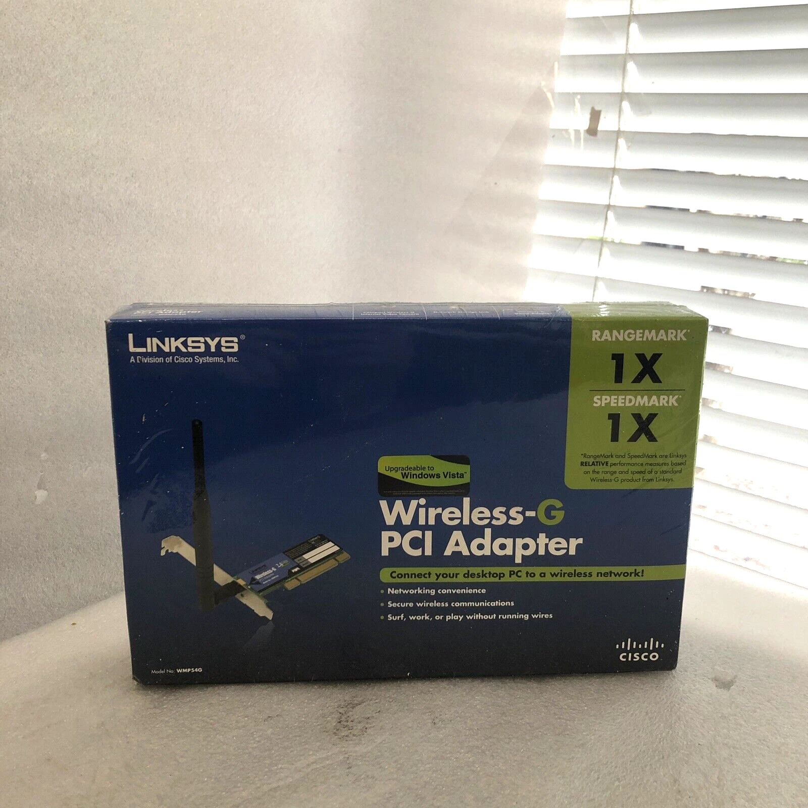 RHEA- New Linksys Cisco Wireless-G Wmp54G Desktop Pci Network Adapter ...