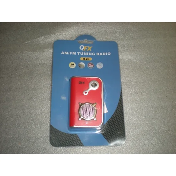 RHEA- New Qfx Am/Fm R-23 Tuning Radio With Speaker/Hand Strap - Walmart.com