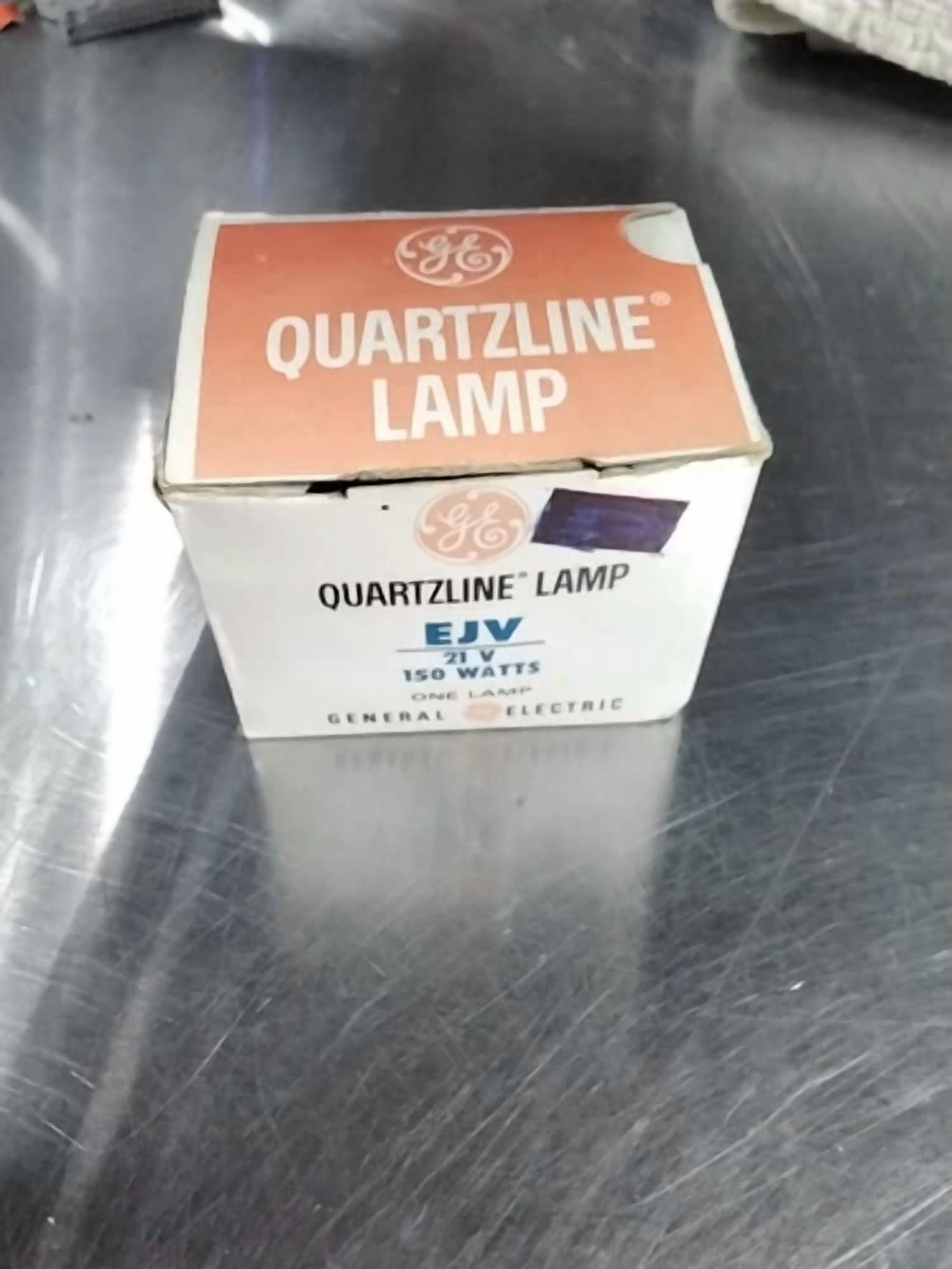RHEA- New Quartzine Lamp Ejv Ge Vintage Projector Bulb 21V 150W Pt# Cg ...