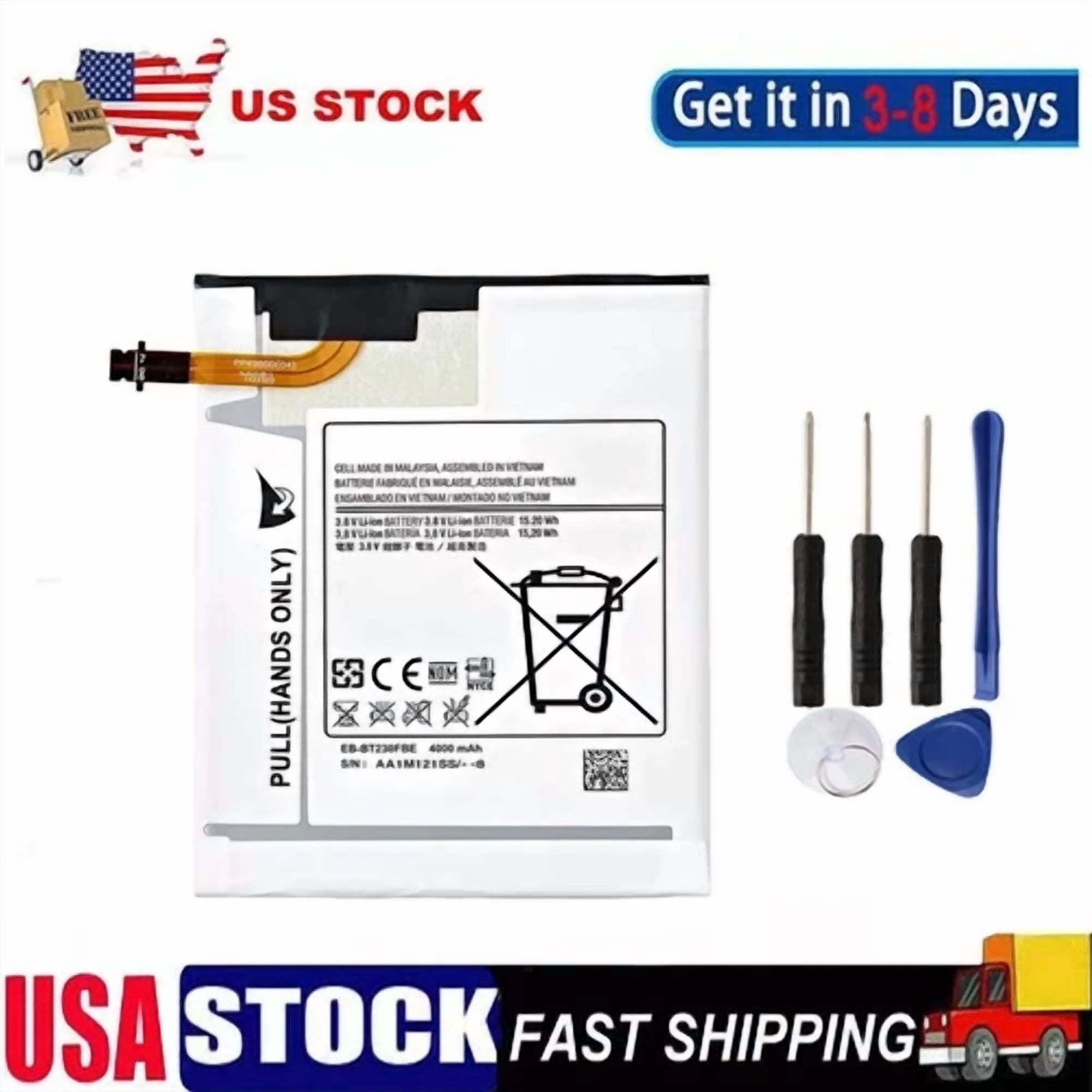 RHEA- New Replacement Battery For Samsung Galaxy Tab 4 7.0 Sm-T230 Sm ...