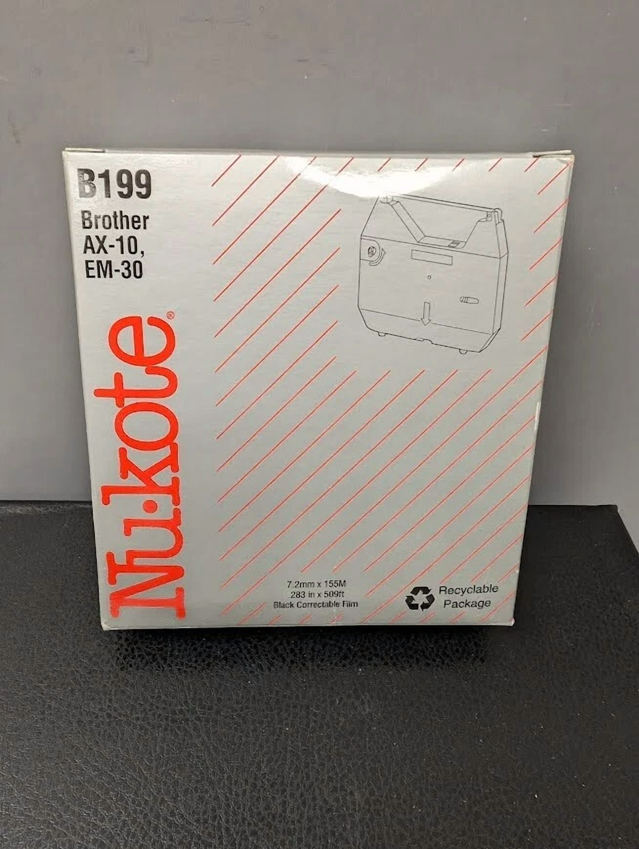 RHEA- Nu-Kote B199 Typewriter Ribbons For Brother Ax-10 Em-30 New Old ...