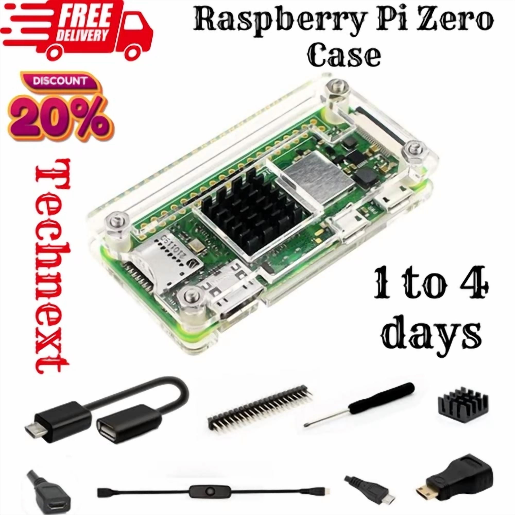 RHEA- Raspberry Pi Zero 2 W Case Kit With Raspberry Pi Zero 2 W Case ...
