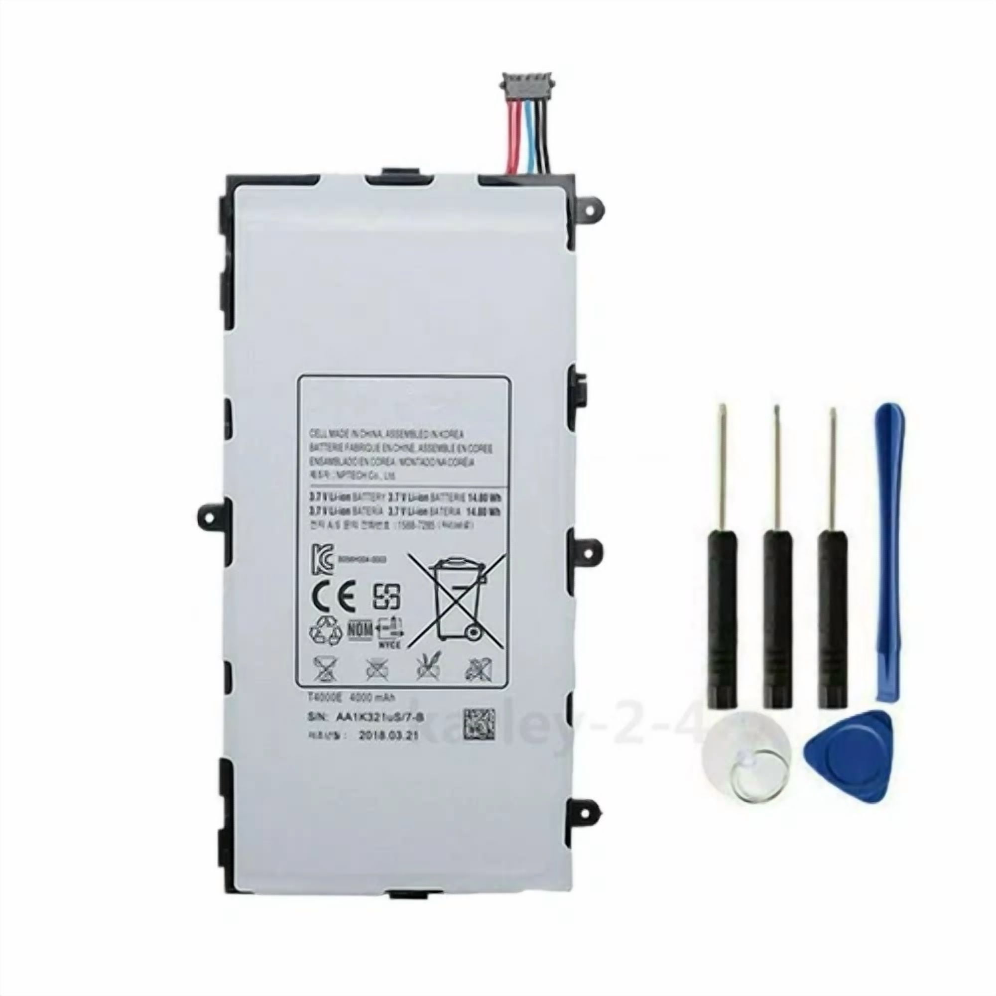 RHEA- Replace T4000E Battery For Samsung Galaxy Tab 3 7.0 Sm-T210 T211 ...