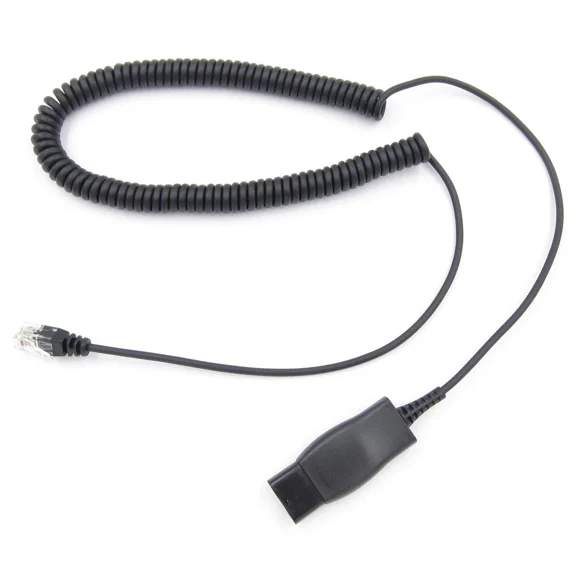 RHEA- Replacement His Quick Disconnect Adapter Cable For Plantronics ...