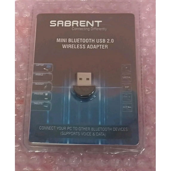 RHEA- Sabrent Bt-Usbt Micro Wireless Bluetooth 2.0 Adapter / Dongle ...