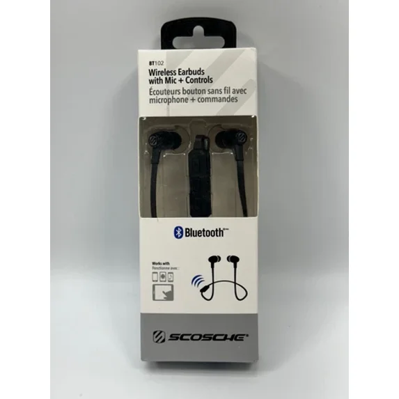 RHEA- Scosche Bt102 Wireless Earbuds With Mic + Controls - Walmart.com