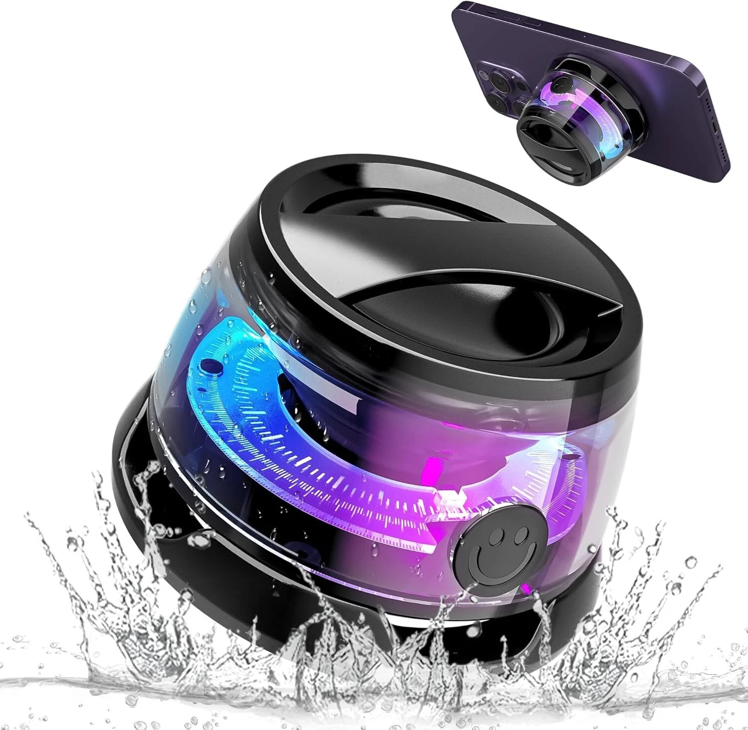 RHEA- Shower Speaker Bluetooth Waterproof, Portable Cell Phone Stand ...