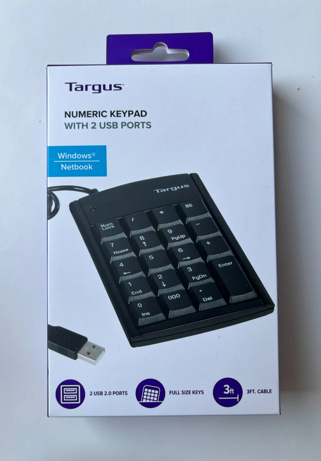 RHEA- Targus Numeric Keyboard With 2 Usb Ports - Walmart.com