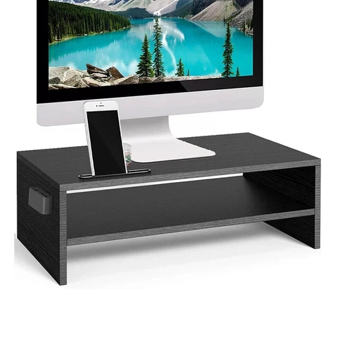 RHEA- Tv Lcd Led Computer Monitor Laptop Table Riser Shelf Desktop ...