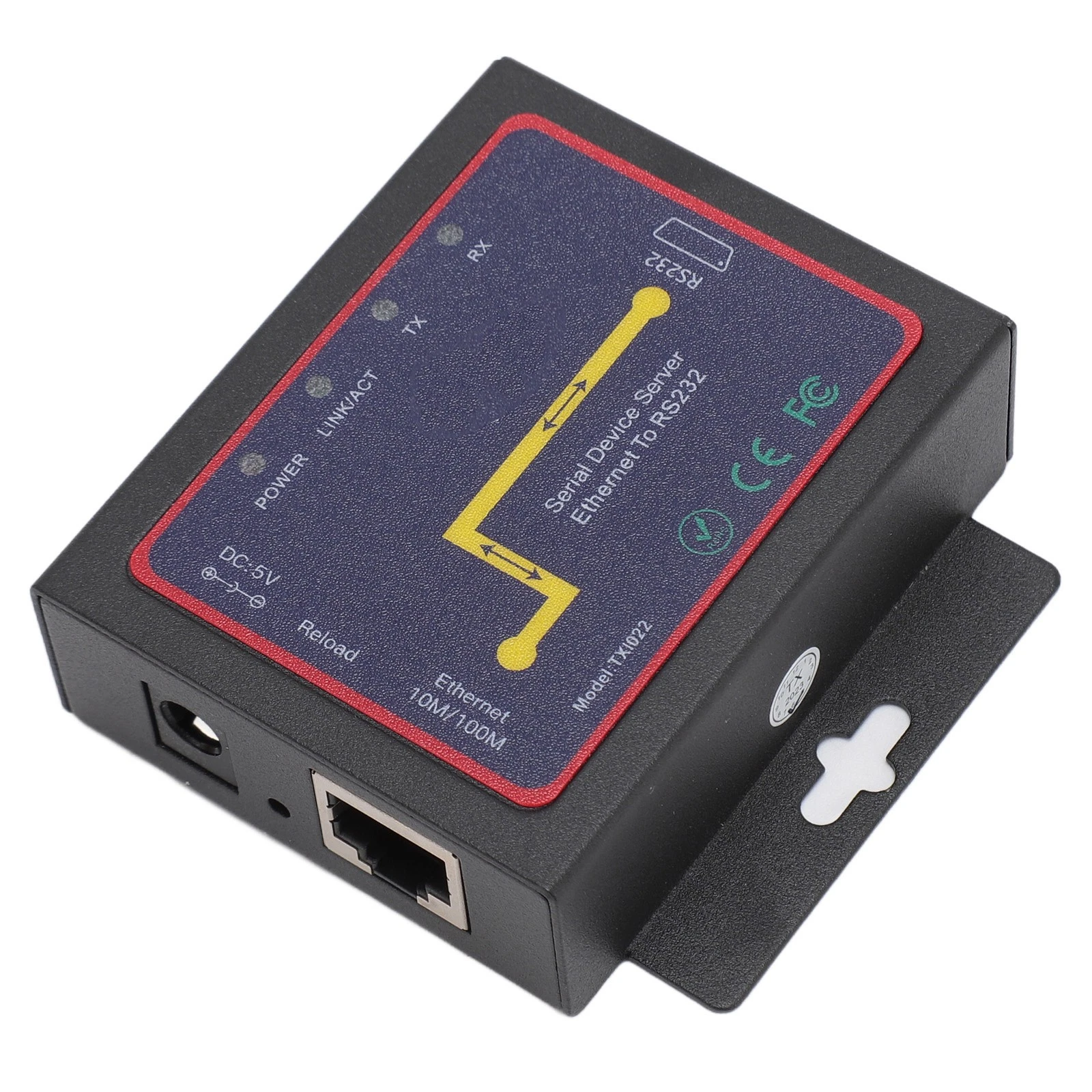 RHEA- Txi022 Rj45 To Rs232 Serial Device Server Iron Rs232 To Tcp Ip ...