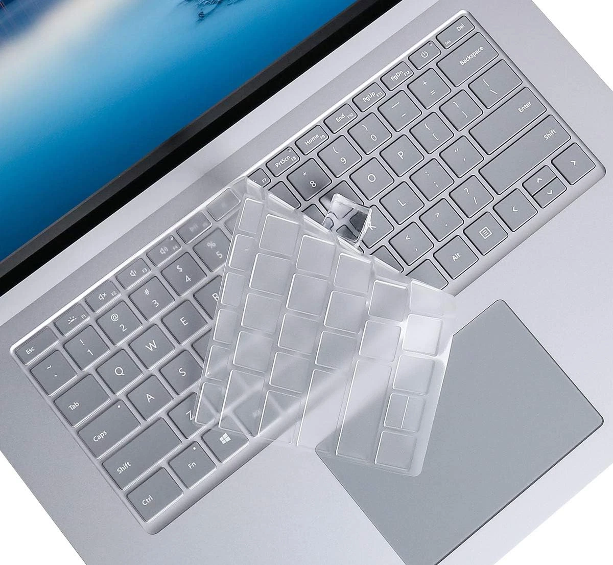 RHEA- Ultra Thin Keyboard Cover For Microsoft Surface Laptop 6 & 5 13.5 ...