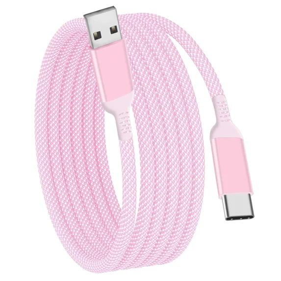 RHEA- Usb C Cable 15Ft 1Pack,Extra Long Usb-A To Usb-C Braided 15Ft ...