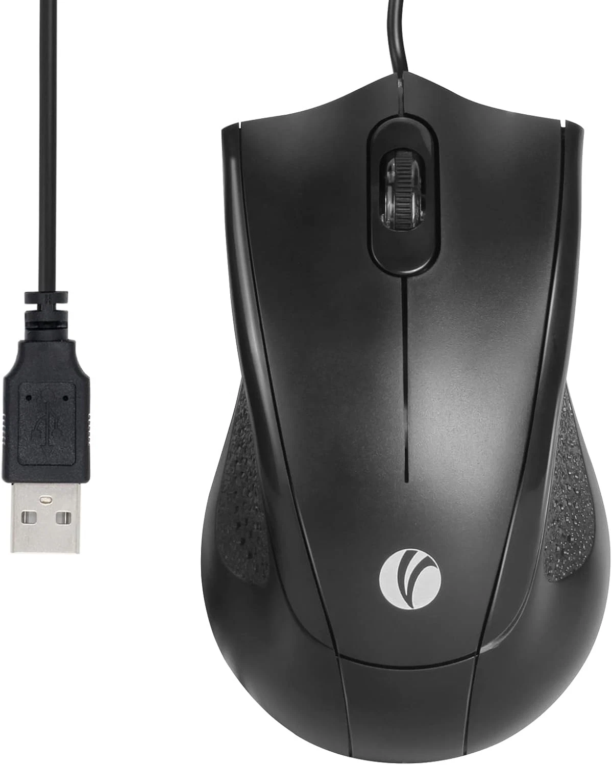 RHEA- Vcom Wired Usb Mouse With 6-Foot Cord, 1200 Dpi, Right Or Left ...