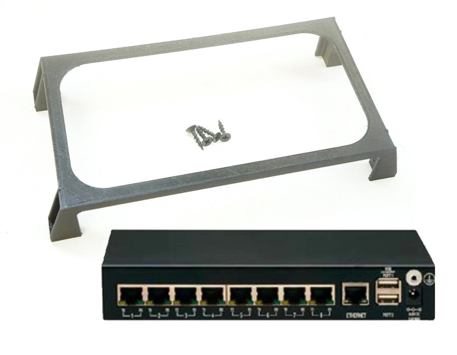 RHEA- Wall Mount Under Desk Mount For Digi Connectport Ts 8 Mei ...
