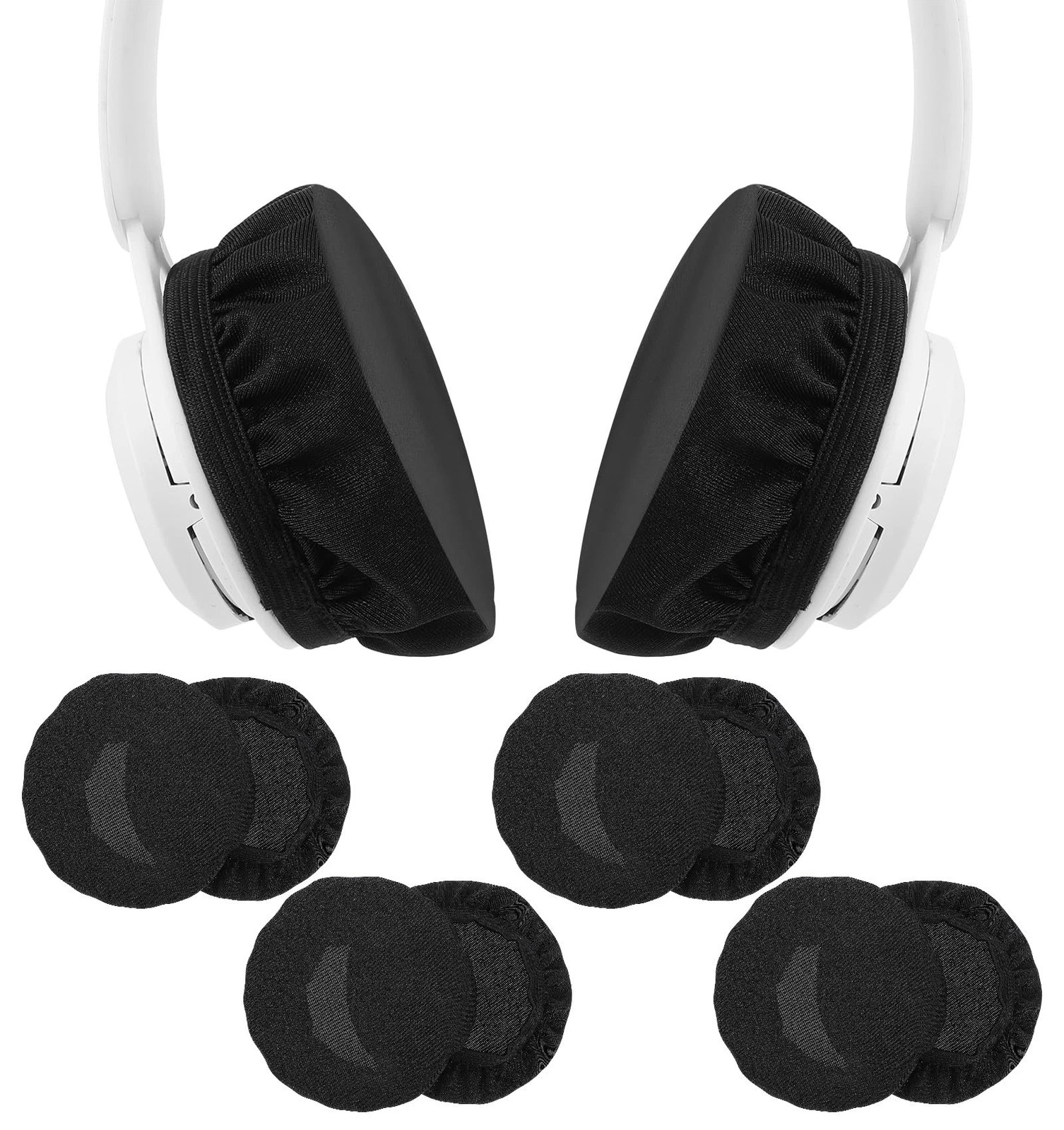 RHEA- Washable Headphone Covers - 4 Pairs Soft Ear Covers For Gym ...