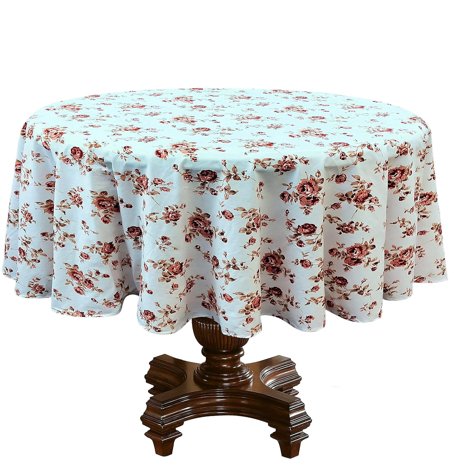 RHF 100 Cotton Round Tablecloth 46 Seater Dining Table Cover Multicolor ...