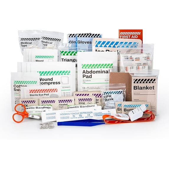 RHINO RESCUE 350 Pieces OSHA All-Purpose First Aid Kit, Home & Office ...
