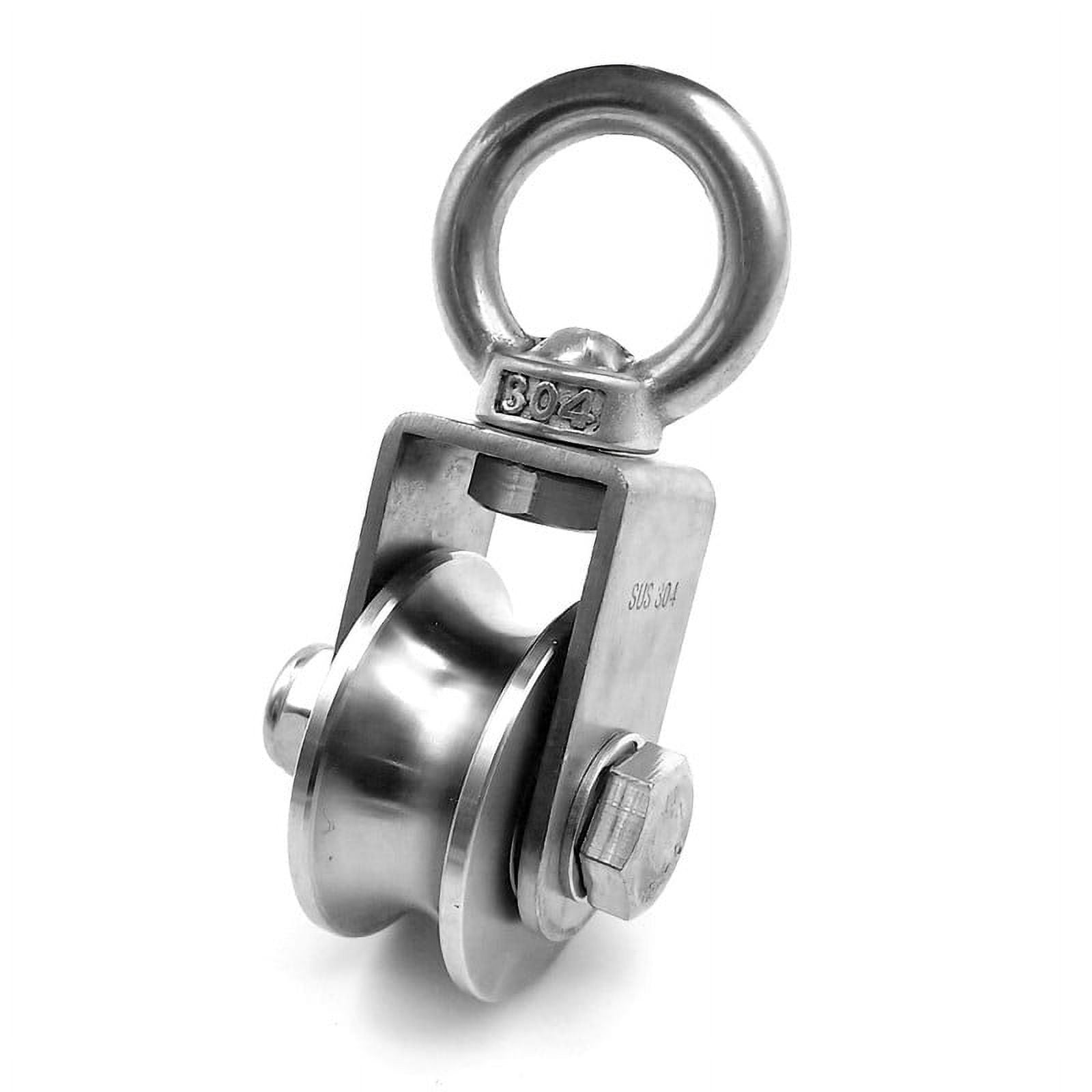 RHKING Pulley Wheel Heavy Duty Pulley Stainless Super Silent Detachable ...