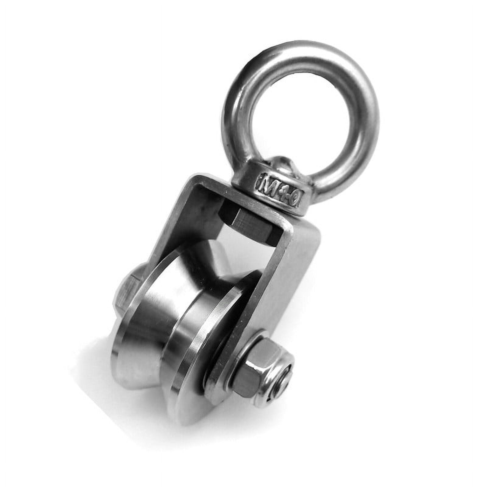 RHKING Pulley Wheel, Stainless Steel, Detachable, 360Â° Rotation ...