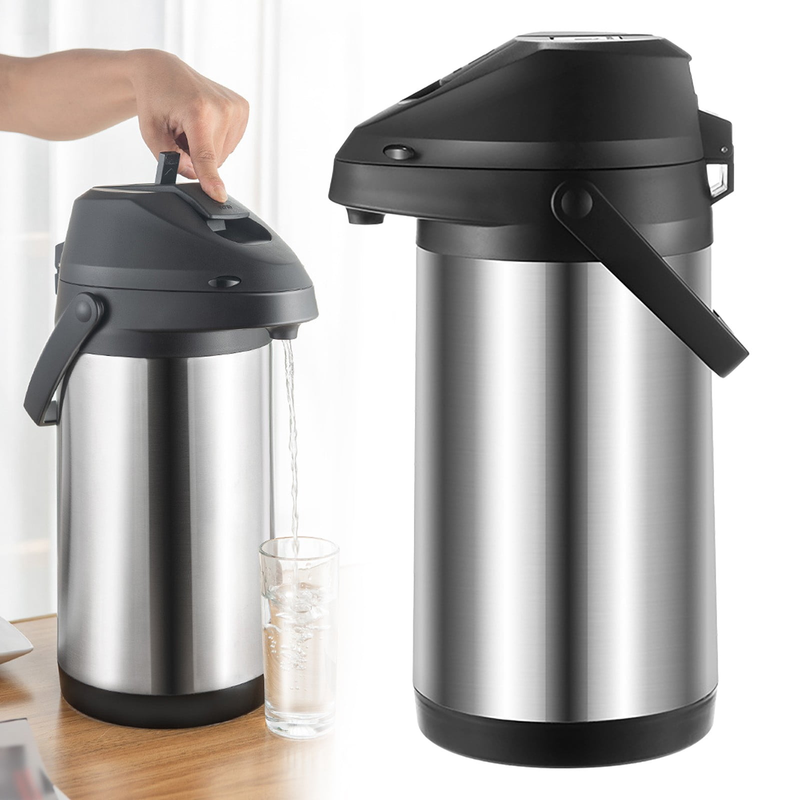 RHKT Airpot Coffee Carafe For Keeping Hot - 64 Oz / 1.9L Large Coffee ...