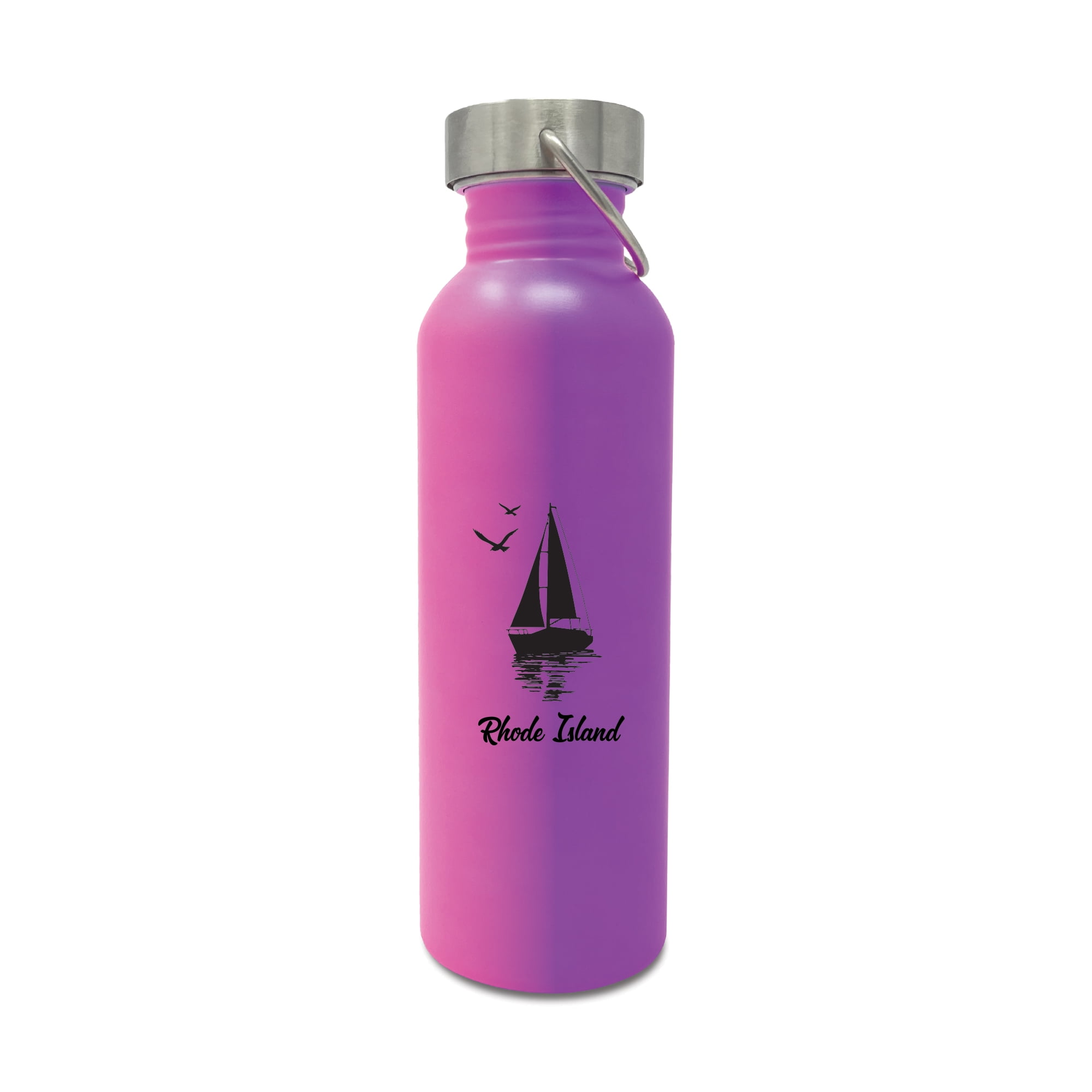 RHODE ISLAND OCEAN COLOR CHANGING SPORTS BOTTLE - PINK TO PURPLE ...