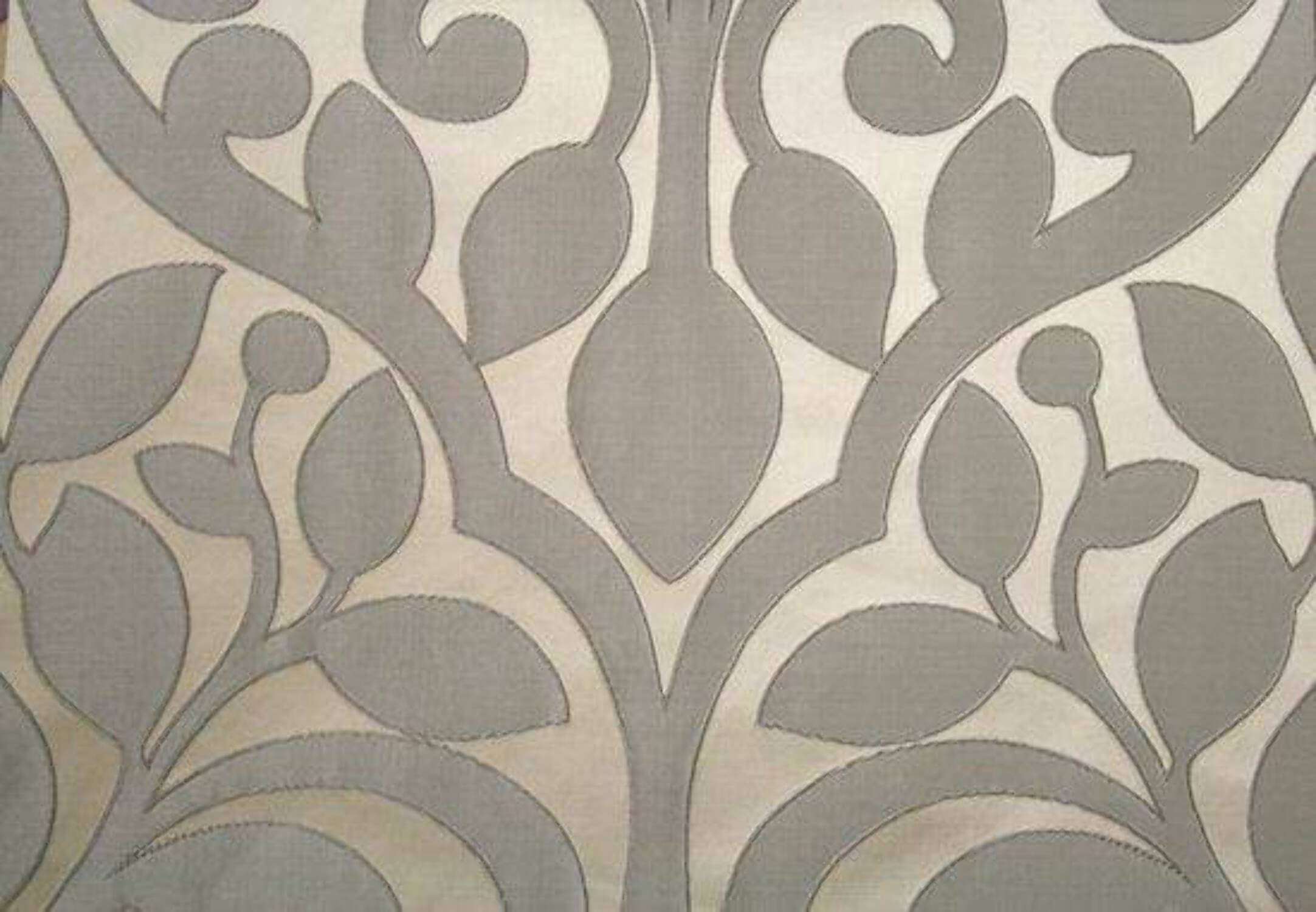 RHONDA Jacquard Fabric, 55 Inch. in Width, Silver / Sample 3x3 Inch ...