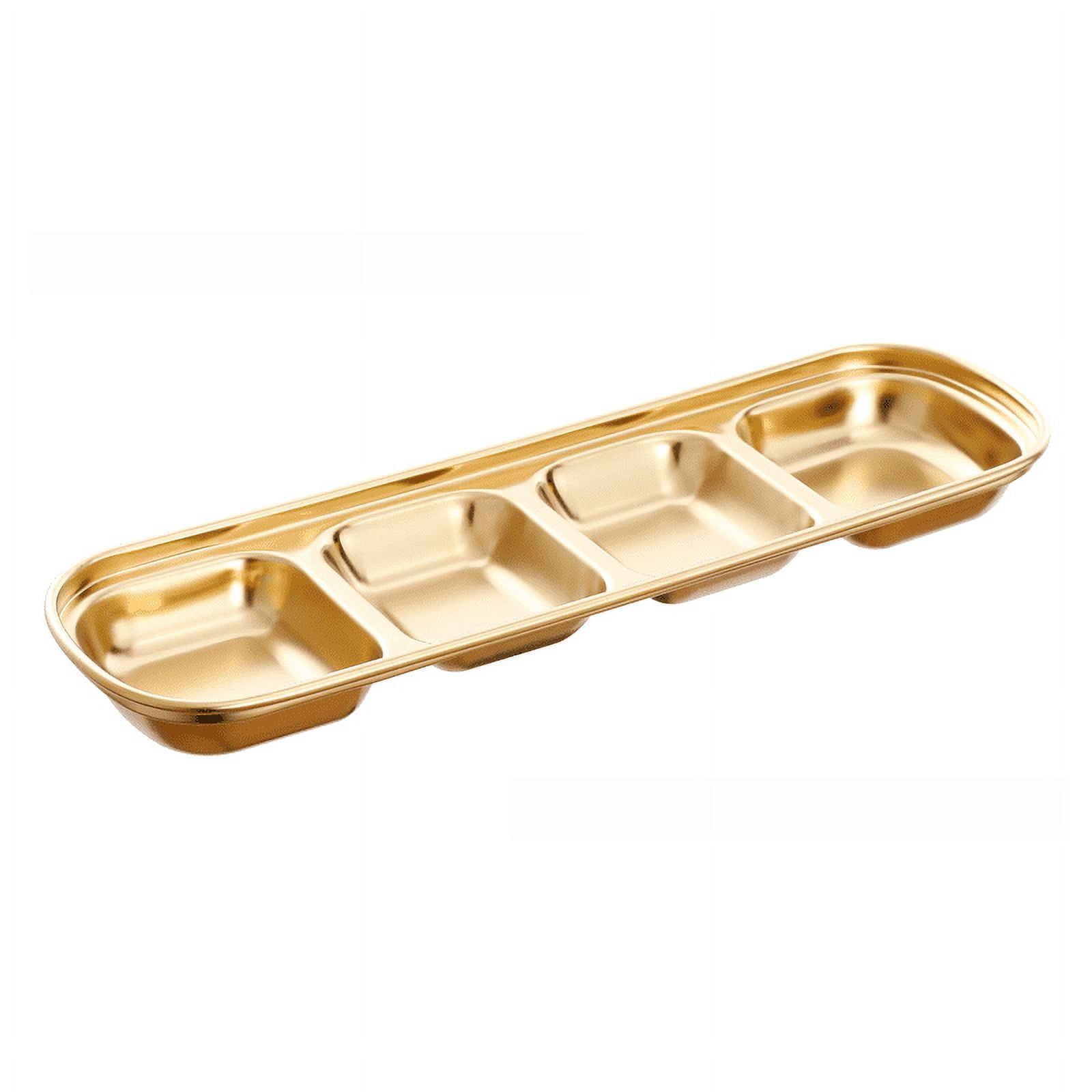 RHOO Stainless Steel Korean Flavor Dish Golden Dip Dish Hot Pot ...