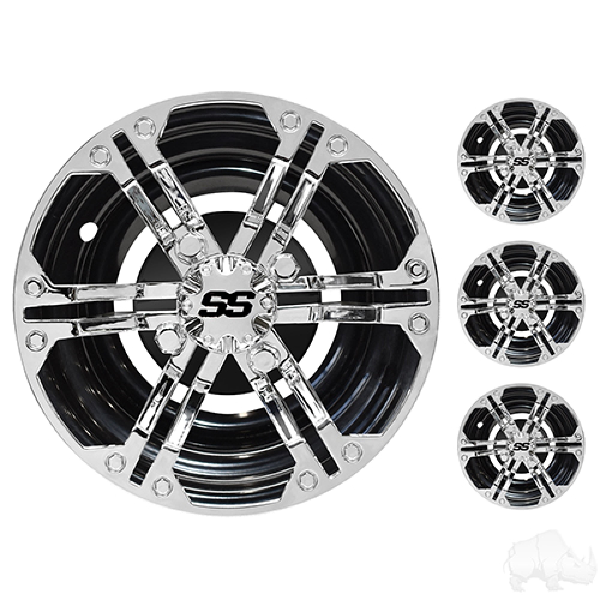 RHOX Wheel Cover Set golf carts; CAP-0063 - Walmart.com