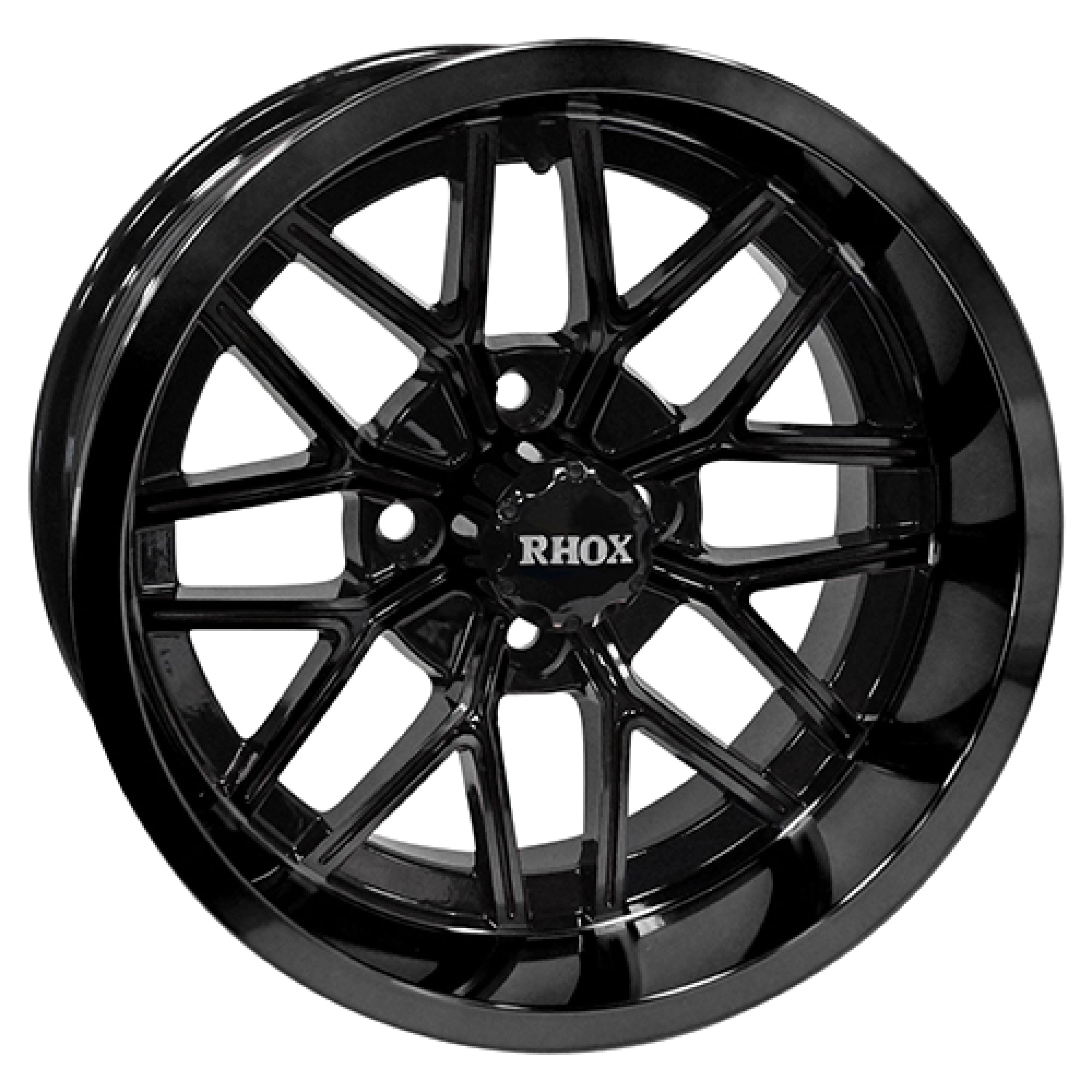 RHOX Wheel Gloss Black, 14x7 ET-25 Golf Carts; TIR-RX281-B - Walmart.com