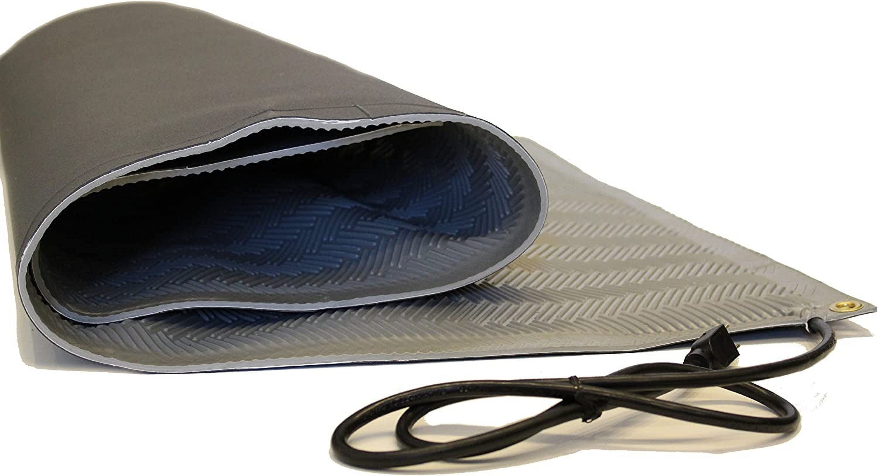 RHS Snow ing Mat, Anti-slip Walkway Herringbone Design, Color Gray ...