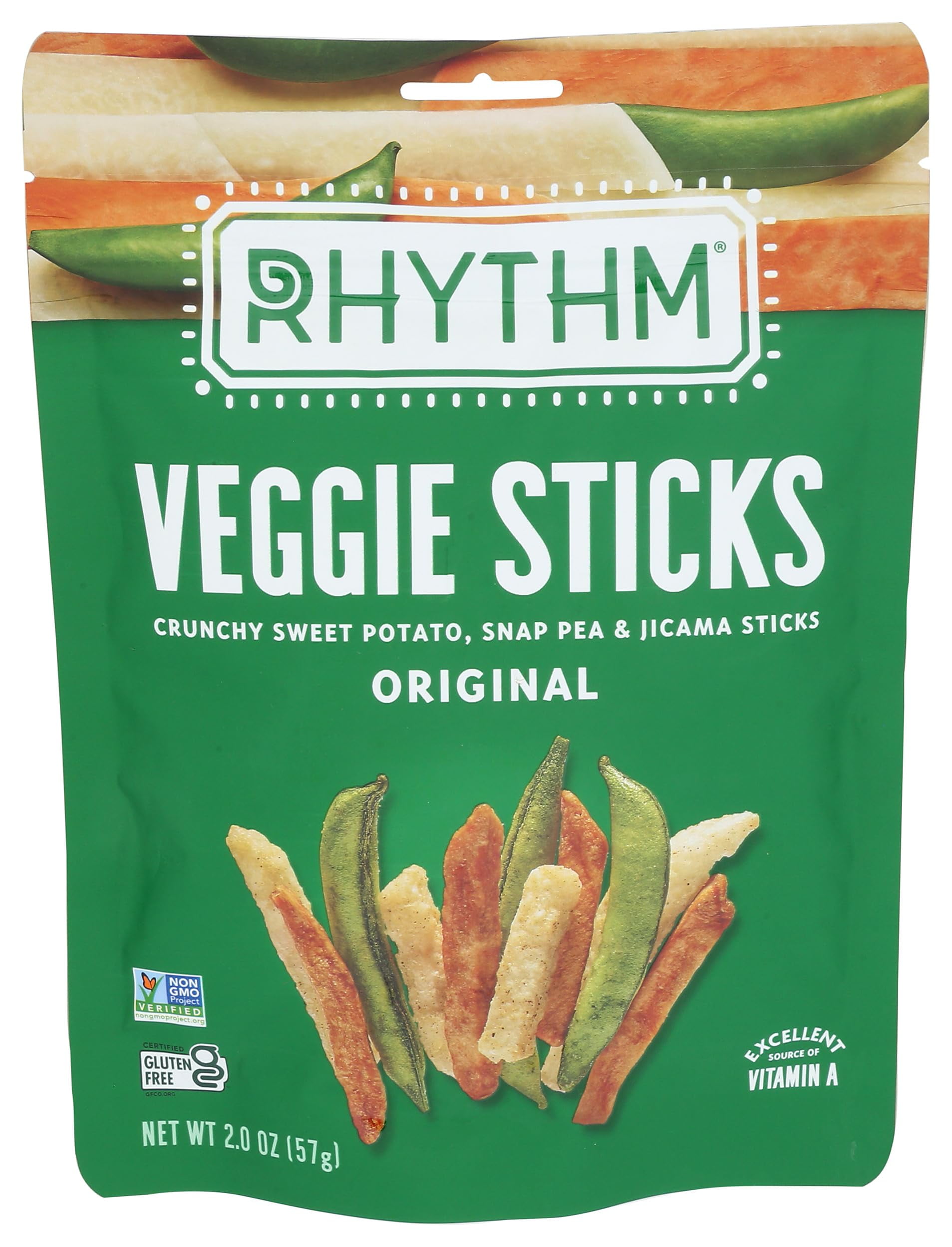 RHYTHM SUPERFOODS Original Veggie DHF10 Sticks, 2 OZ - Walmart.com